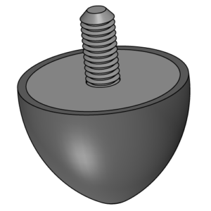 Male Conical Buffers in UAE - Ismat Rubber | +971 504525881